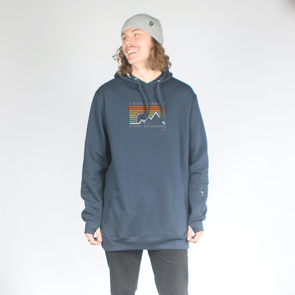Glow DWR Shred Fit Hoodie Navy – I Ride Sideways